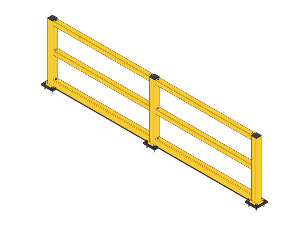 Pedestrian Guard Rails - Impact Protection - Safe Industrial