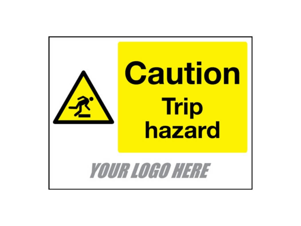 Caution Trip Hazard Temporary Sign - Safe Industrial