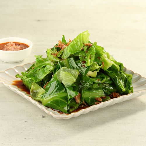 葱油芥兰仔 (配于小虾腌酱) Baby 'Kai Lan' served with Chinchalok Sauce
