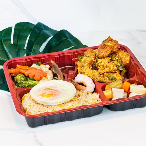 Fried Rice & Salted Egg Fried Chicken Set