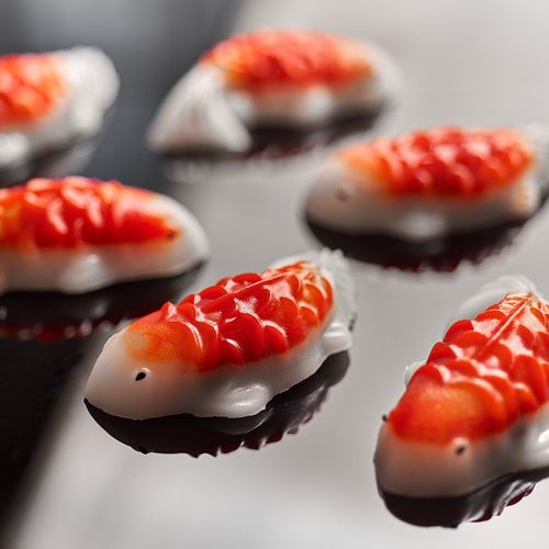 NEW! Fortune Koi FIsh ‘Nian Gao’ filled with Black Glutinous Rice