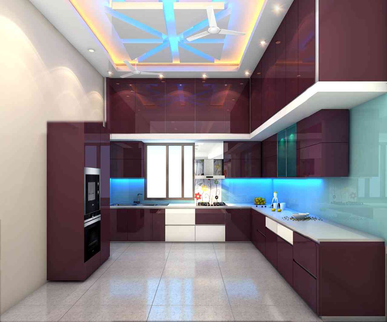 Pop False Ceiling Design For Kitchen | Shelly Lighting