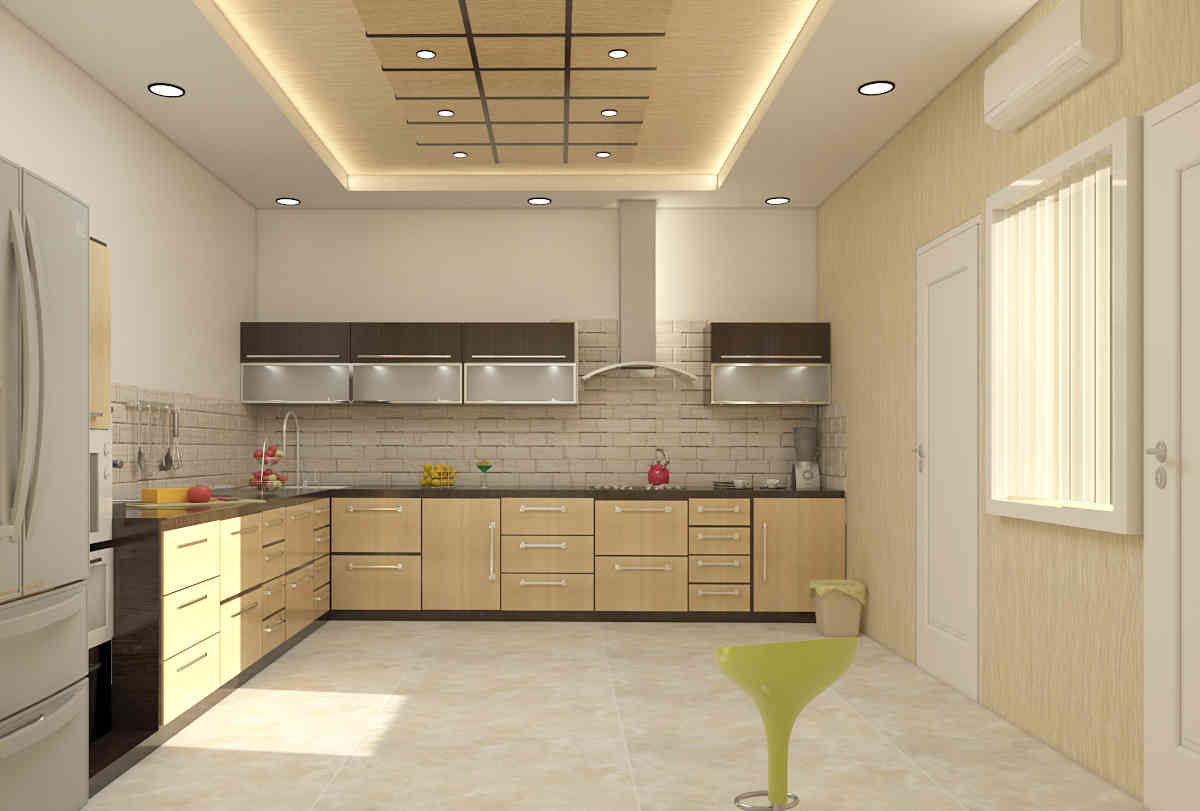 Pop Fall Ceiling Design For Kitchen | Shelly Lighting