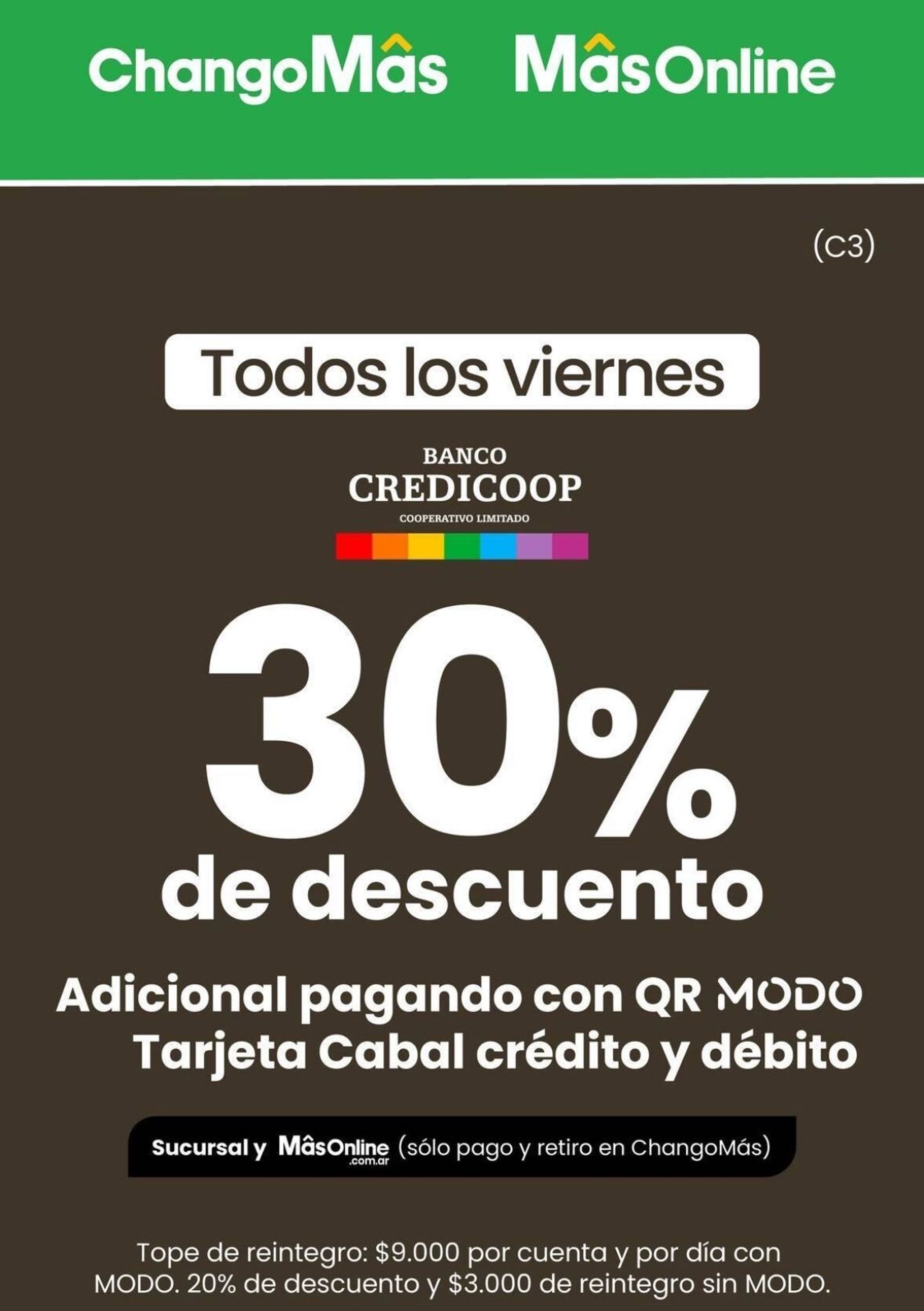 Ofertas y cupones de ChangoMás - noviembre 2025