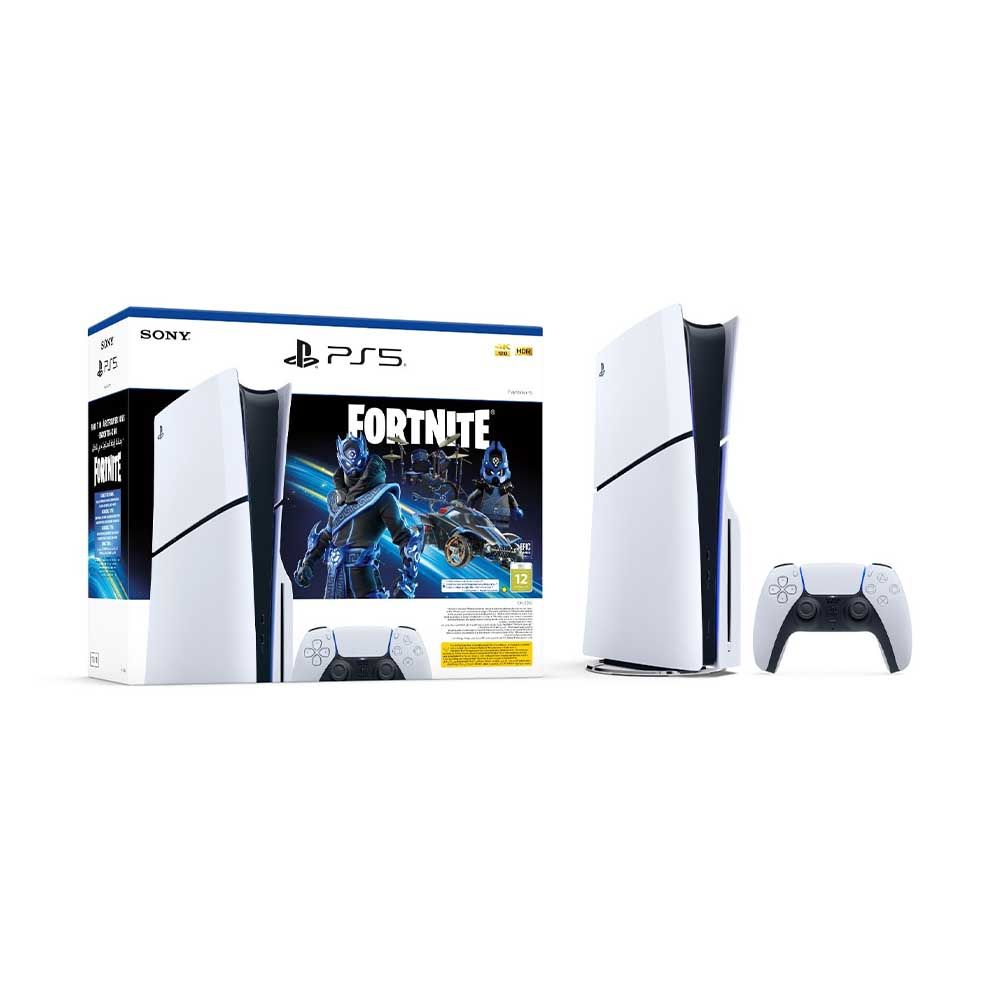 Gamkart - PS5 Slim Disc Console Fortnite Cobalt Star Bundle