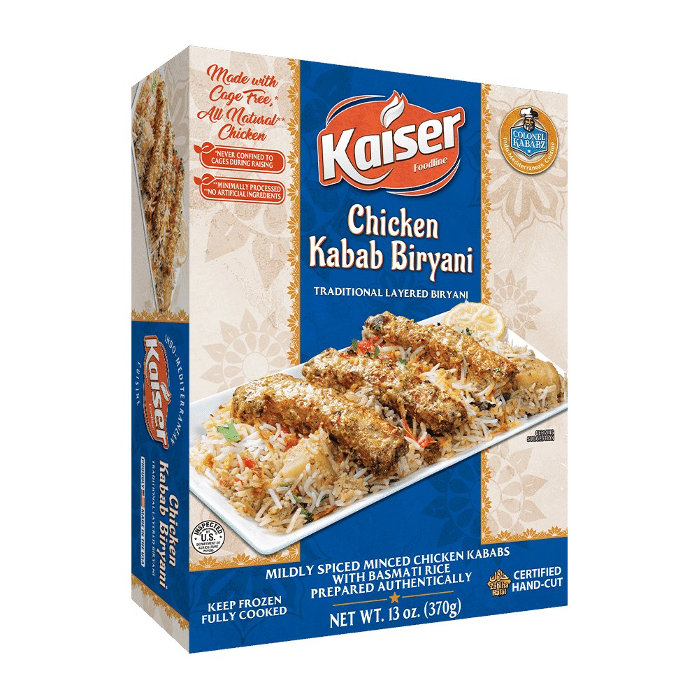 Kabab Biryani from Kaiser | The Ultimate Indo-Mediterranean Treat!