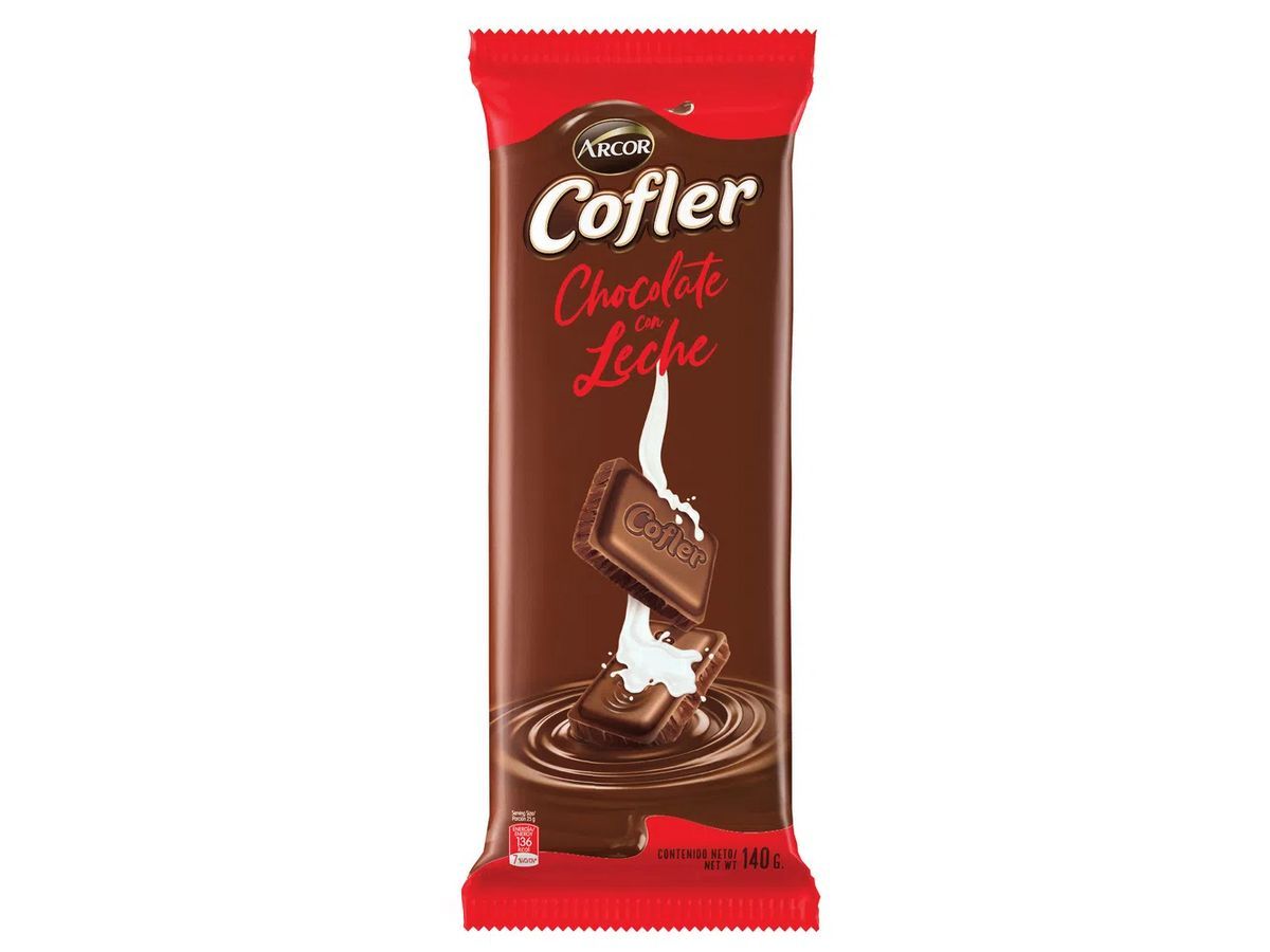 Chocolate con leche Tableta Cofler 140 Gr. | cadena_real