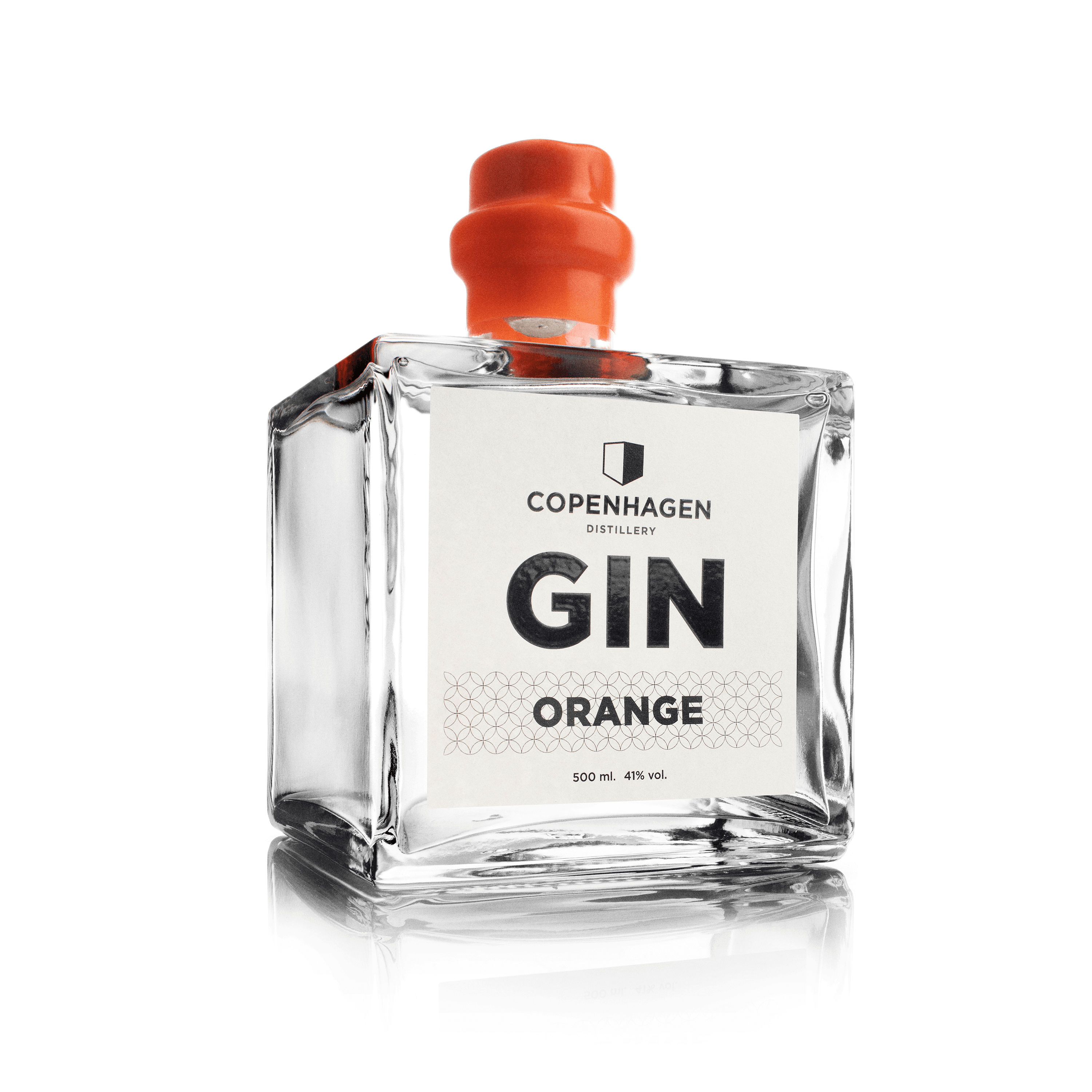 Orange Gin 500ml Organic Dry Gin 41% — Copenhagen Distillery