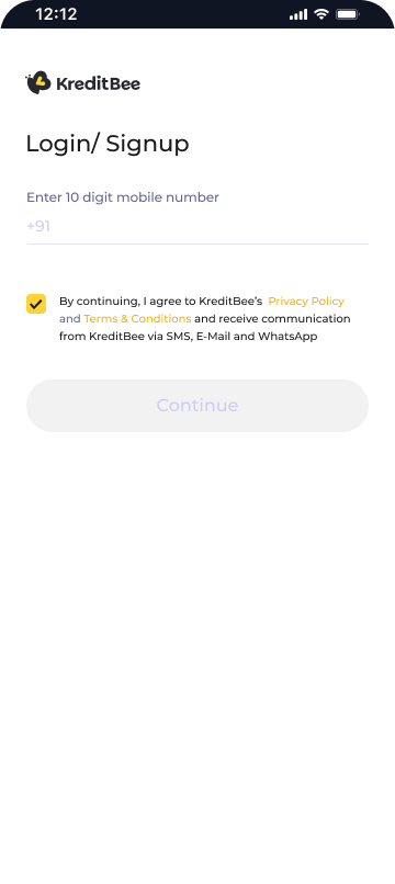 Get Instant Personal Loan Online | Apply Now at KreditBee