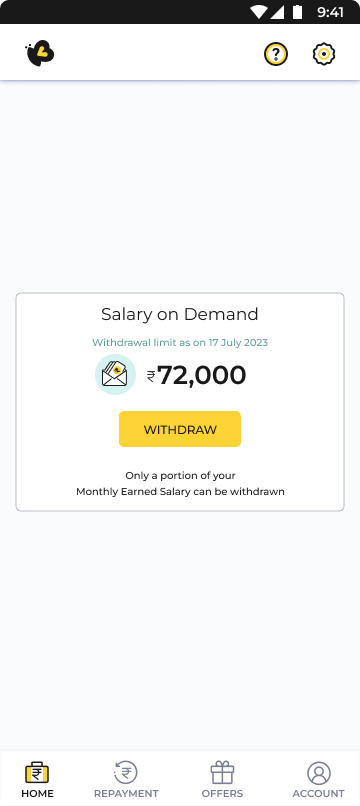 Salary On Demand – Salary Advance Loans in India | KreditBee