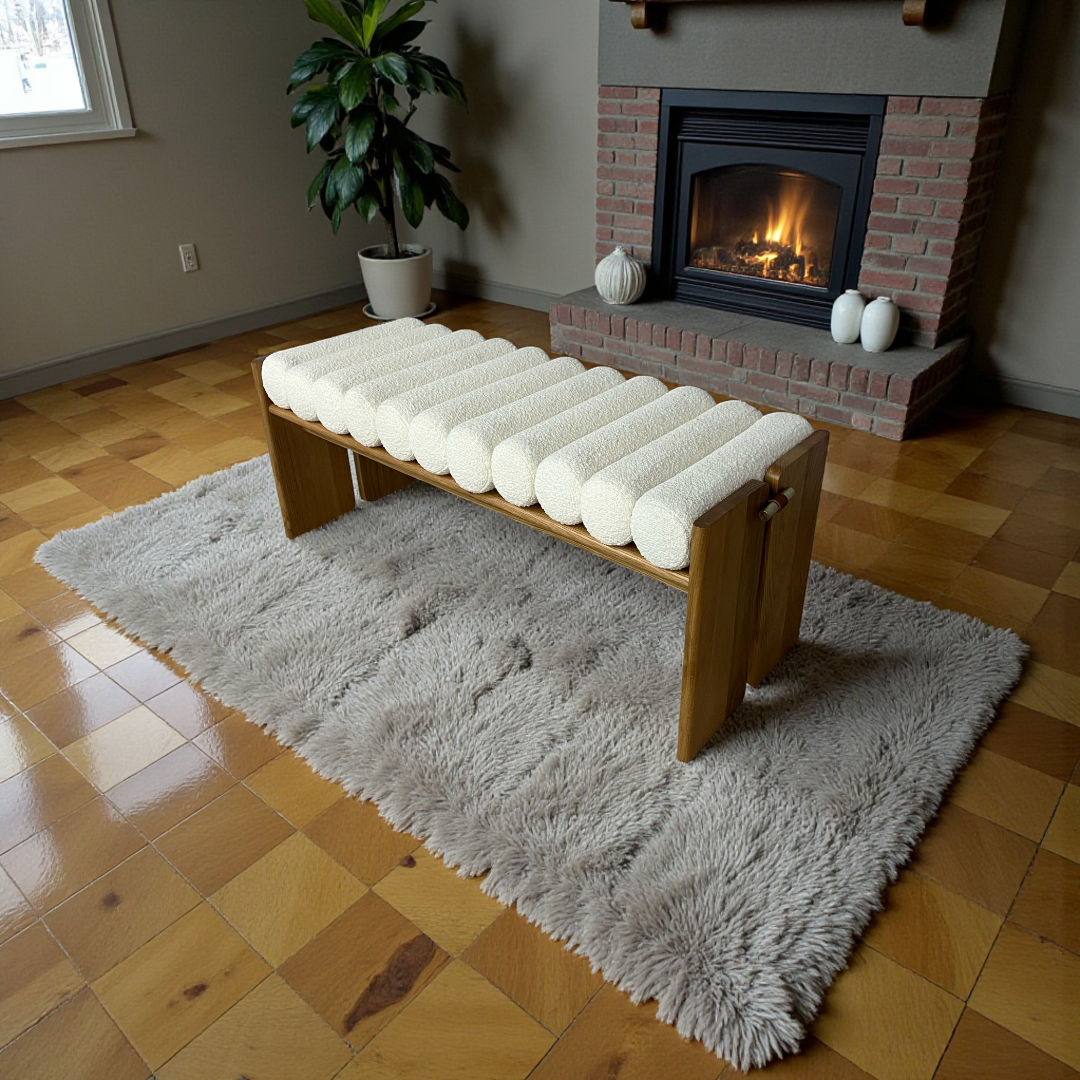 Denver Modern Jasper Bench in White Oak | Denver Modern - $560.5 ...