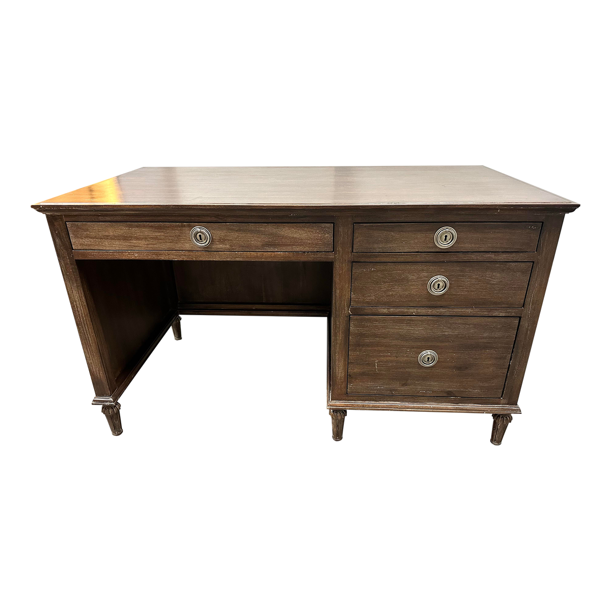 Restoration Hardware Maison French Distressed Desk Kashew