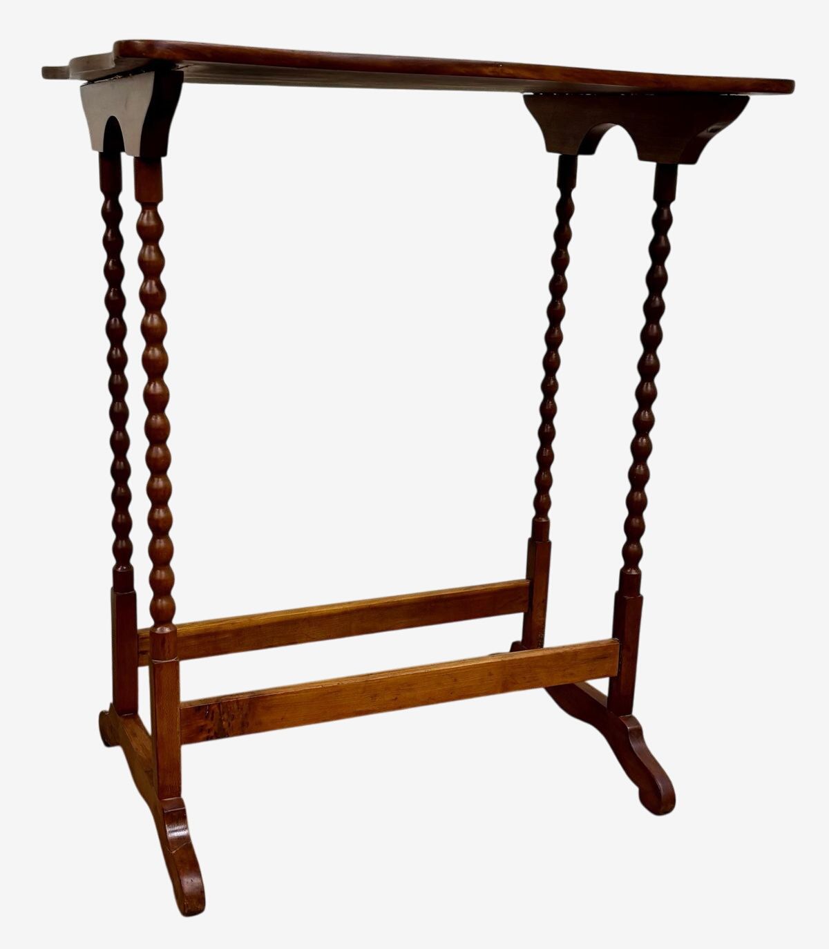 Antique Victorian Spindle Leg Bobbin Leg Side Table - $549 | Kashew ...
