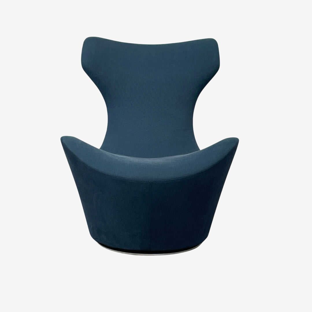 B&B Italia Grande Papilio Swivel Chair and Ottoman | Kashew