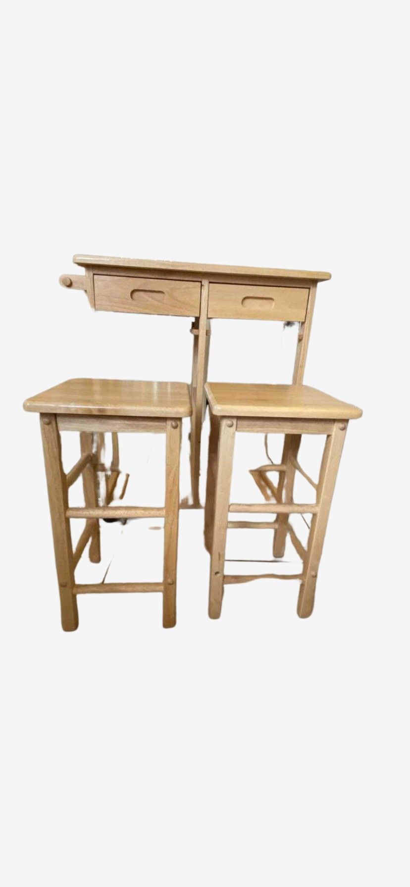 Butcher Block Table & 2 stools - $299 | Kashew | Kashew