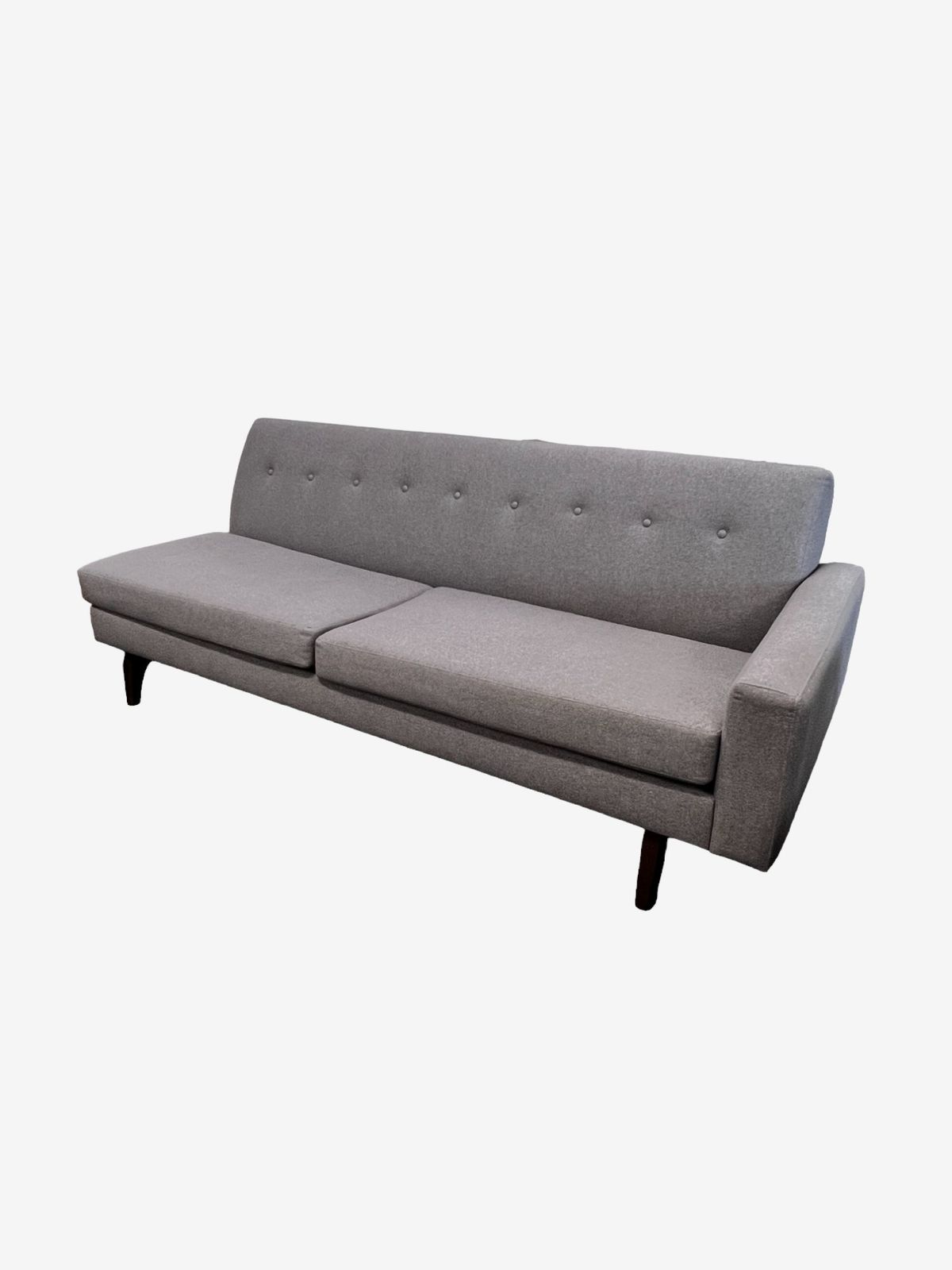 Benchmade Tyler Modern Gray Tufted Back Sofa Couch MTF158-27 | Kashew