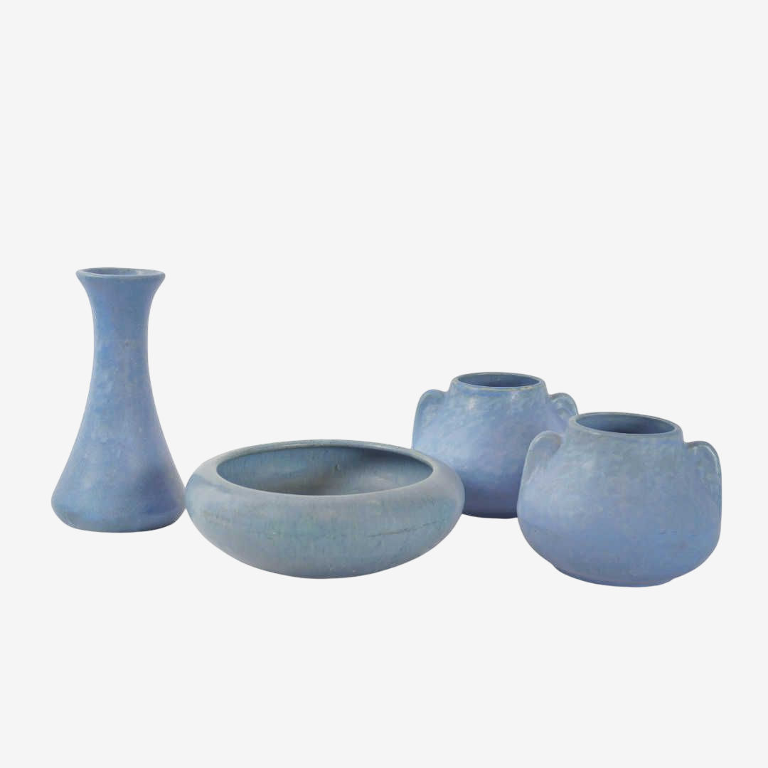 Vintage Mccoy Brush Pottery, Set of 4 - $295 | Kashew | Kashew