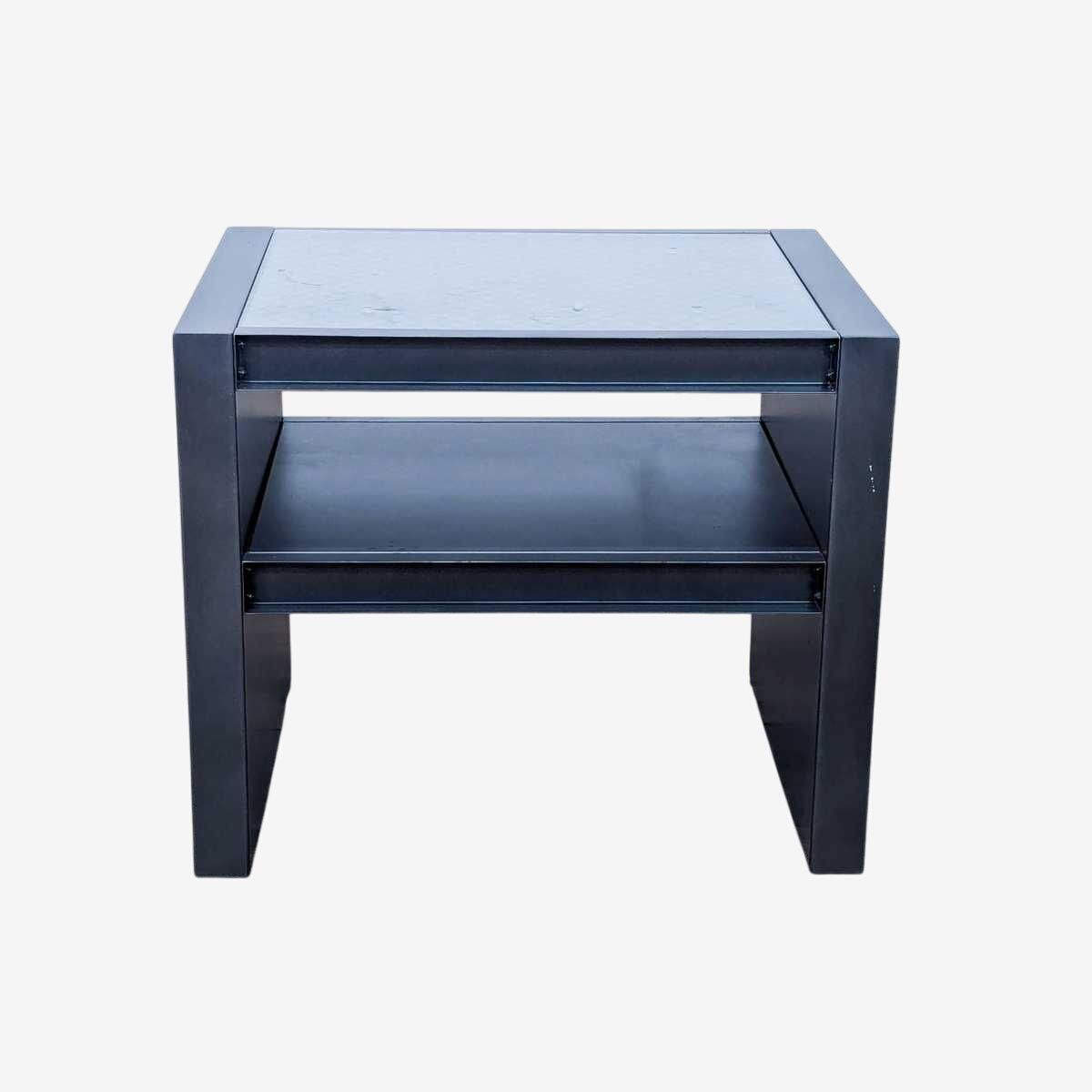 CB2 Metal End Table with Shelf | CB2 - $230 | Kashew | Kashew
