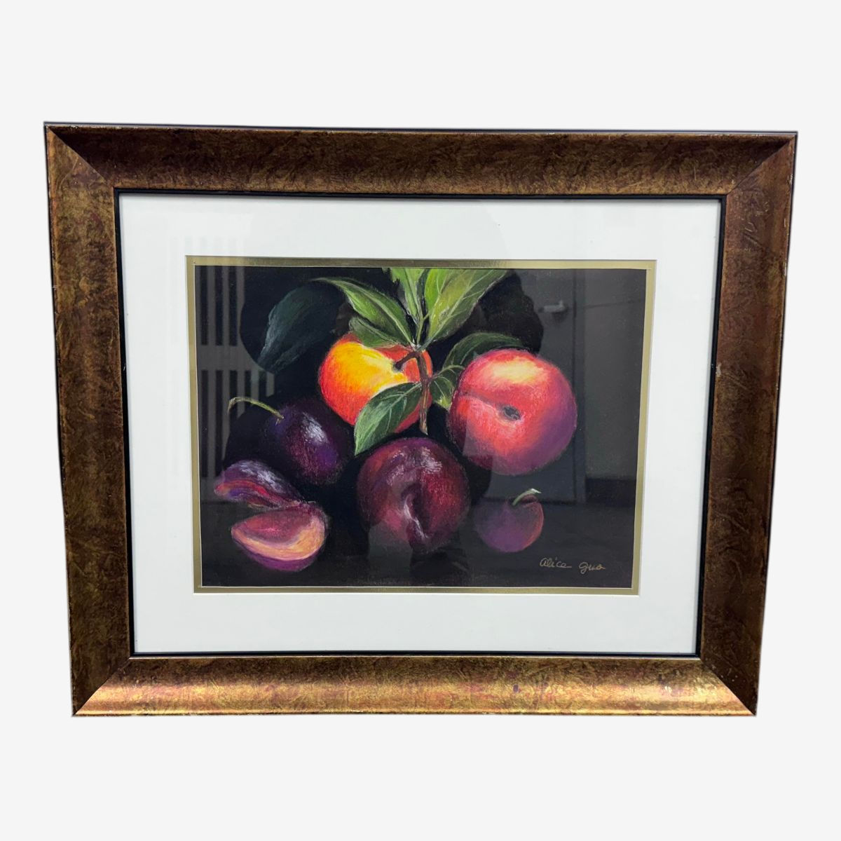 Alice Guo Still Life in Bronze Frame of Hanging - $799 | Kashew | Kashew