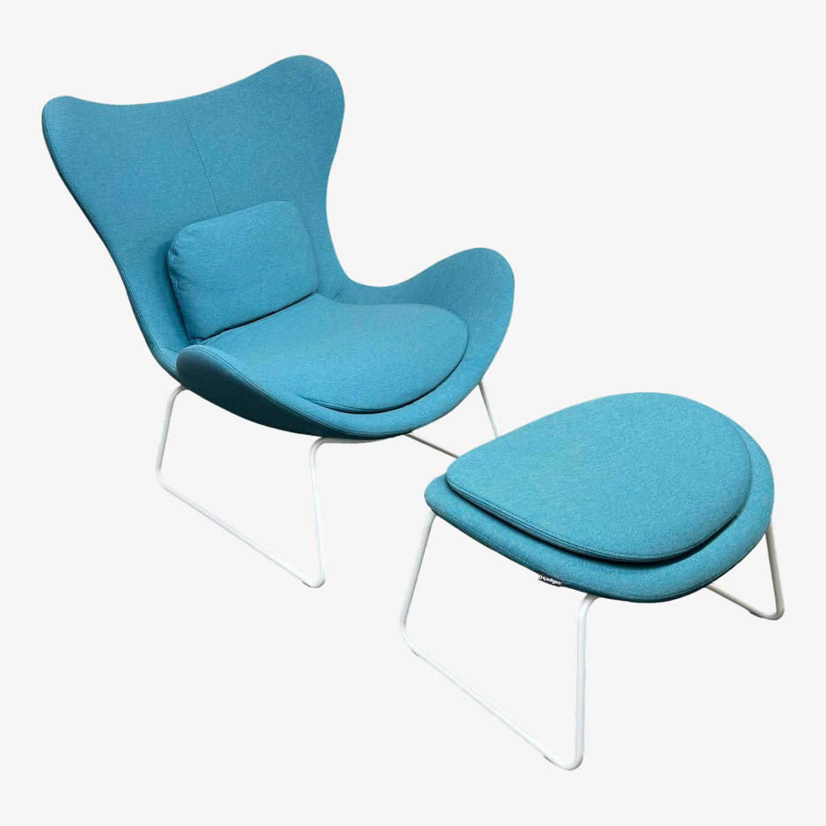 Calligaris Lazy Chair + Ottoman | Kashew