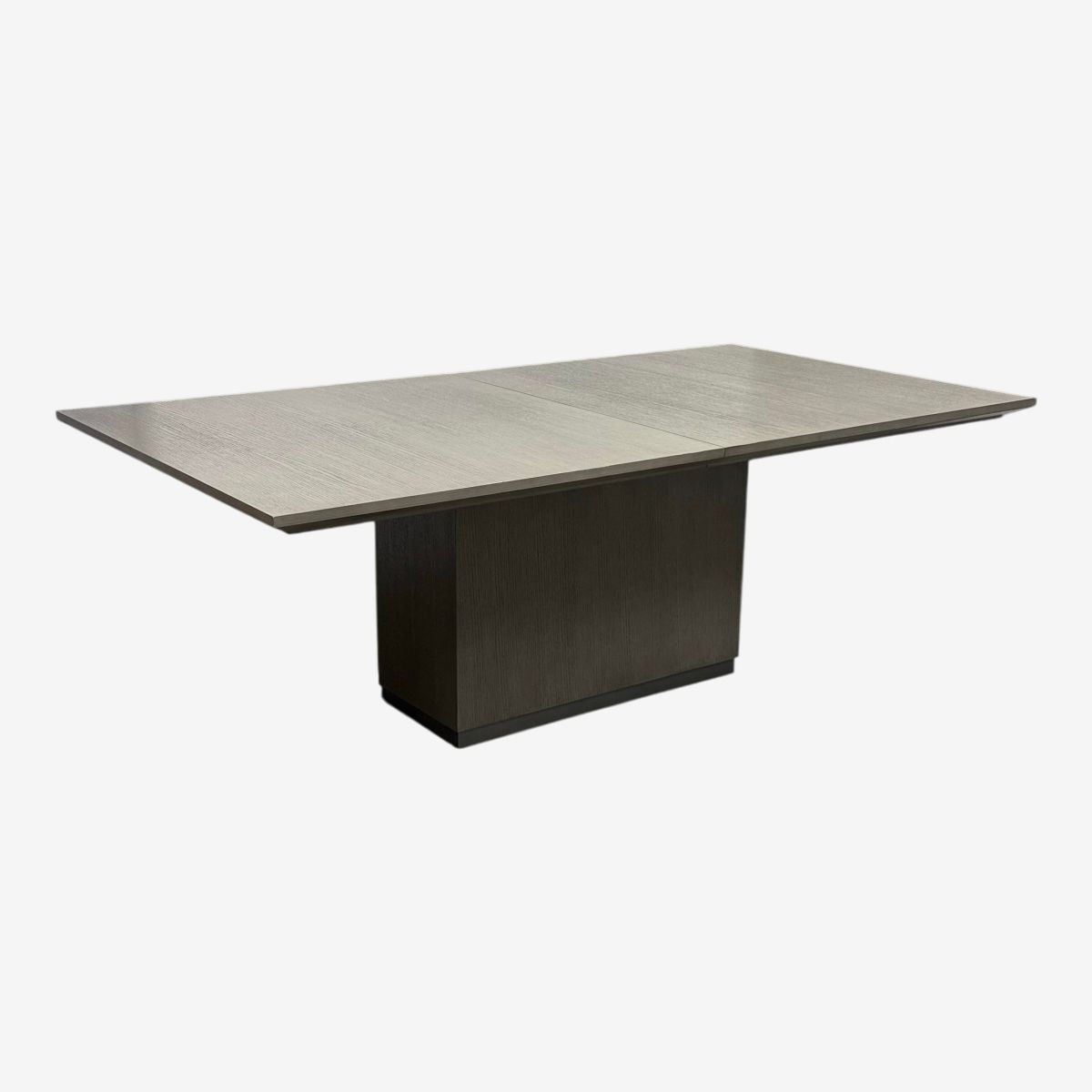 Ethan Allen Gray Flannel Brycemoor Extension Dining Table | Ethan Allen ...