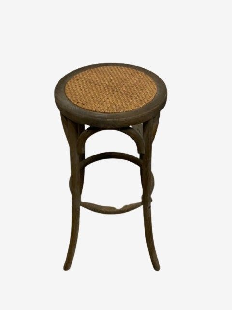 Bruce Stool with Rattan Seat | Kashew