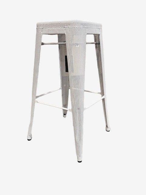 Tolix White Metal Mesh Cafe Bar Stool WDI224-1 - $99 | Kashew | Kashew