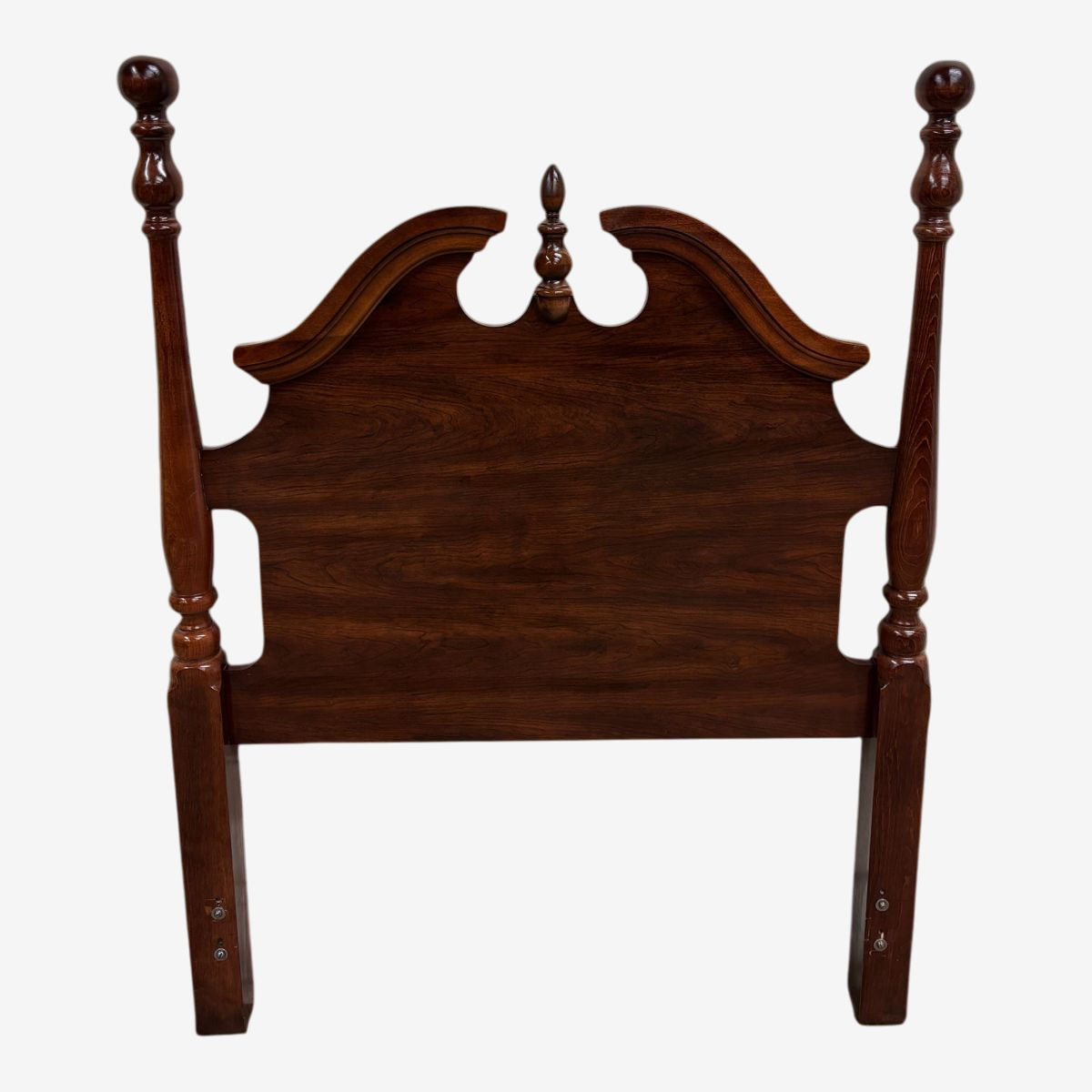 Vintage Twin Size Sears Roebuck Traditional Cannonball Pediment ...