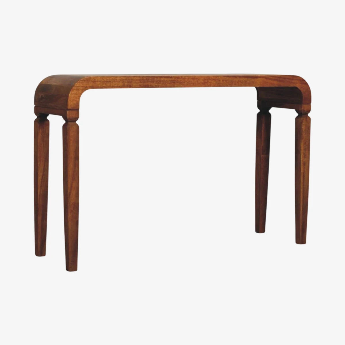 Arcus Amber Oak Console Table - $531 | Kashew | Kashew