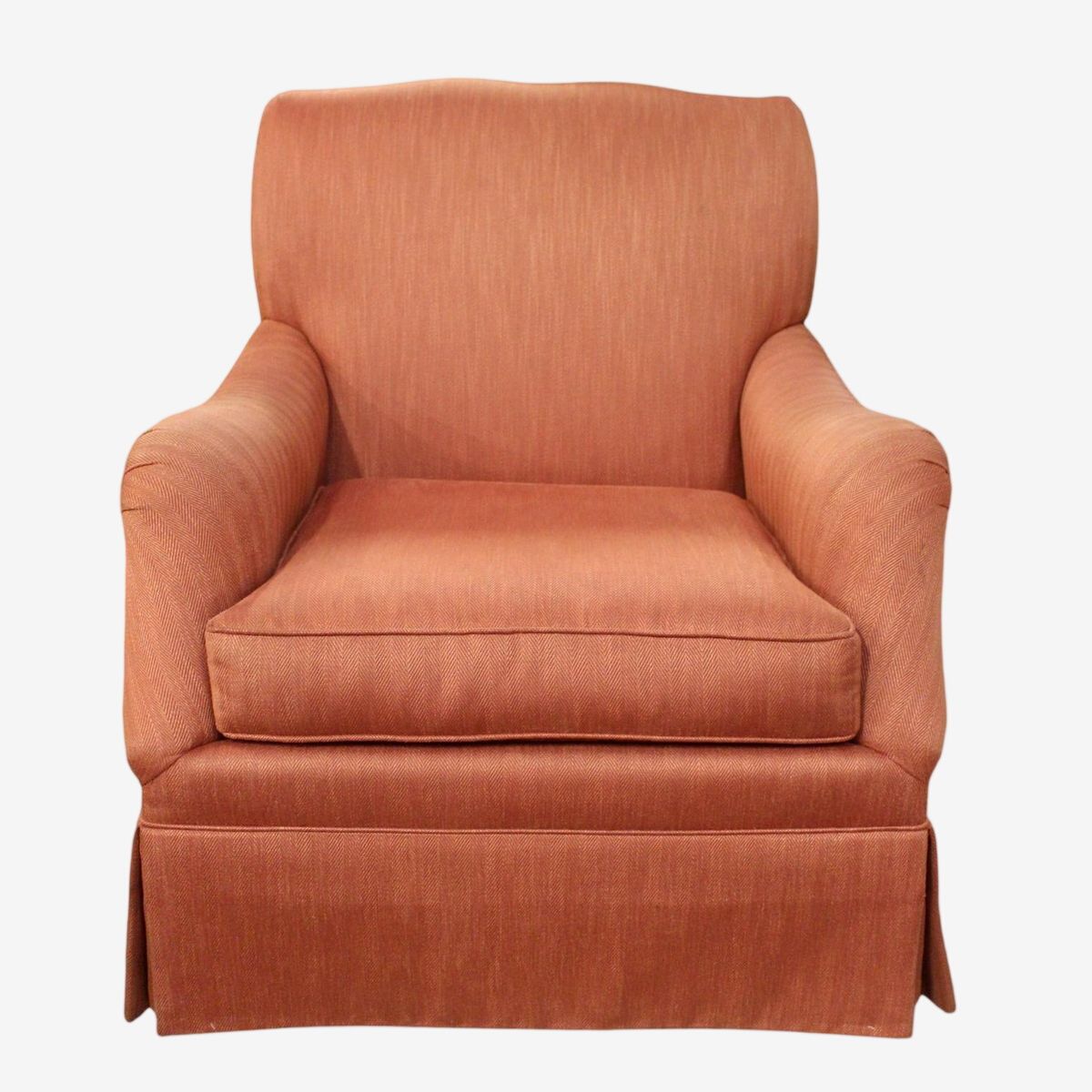 Sherrill Pale Orange Swivel Rocking Chair | Sherrill - $399 | Kashew ...