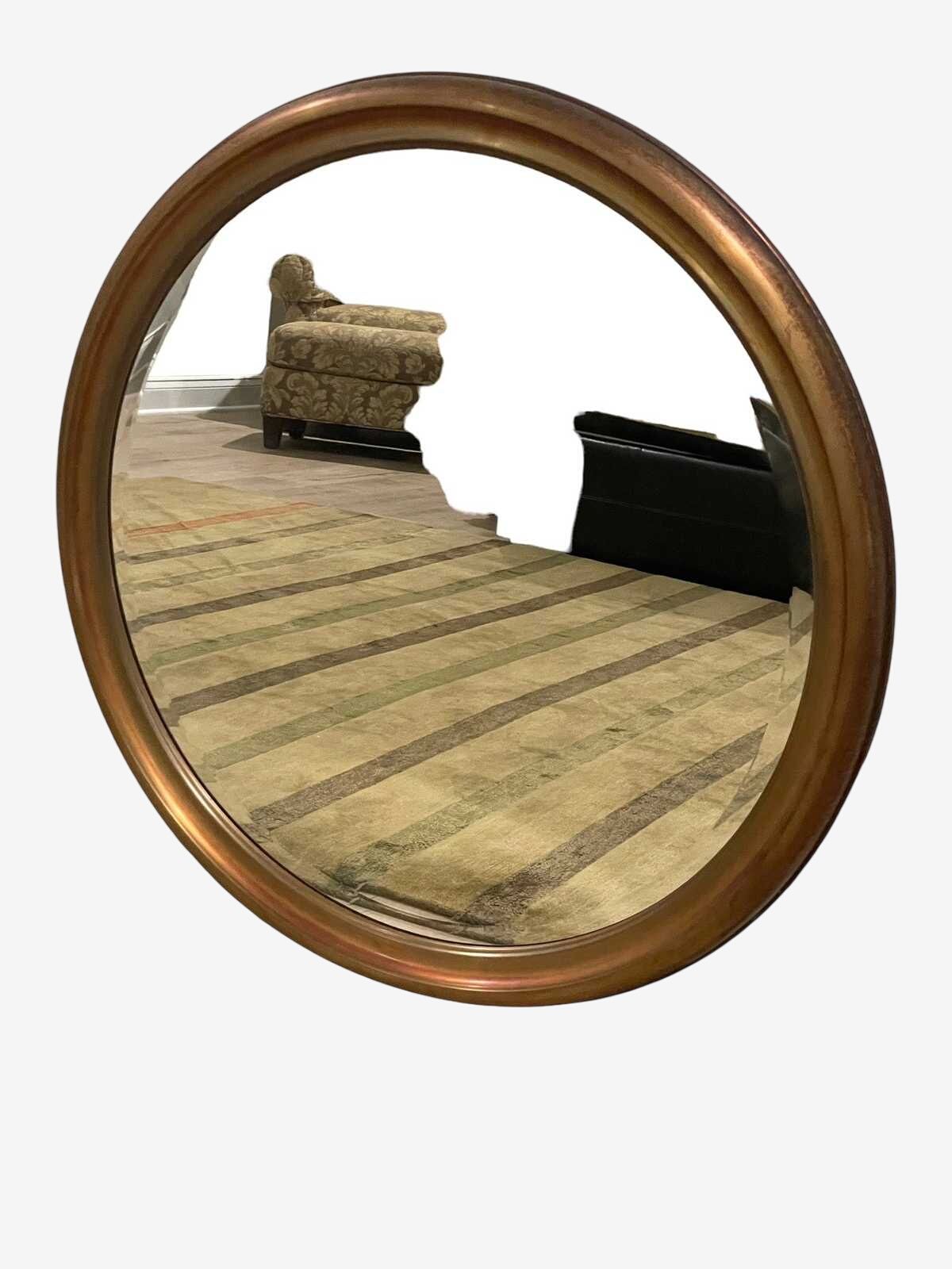 Large Gold Frame Round Mirror LY200-6 - $160 | Kashew | Kashew