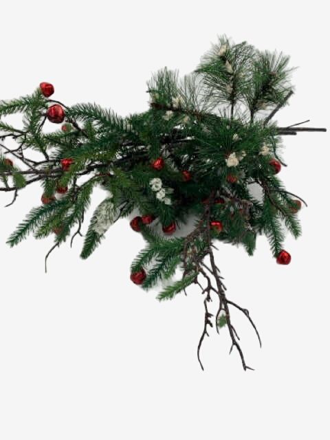 Bundle of Christmas Greenery Stems with Red Bells - $21 | Kashew | Kashew
