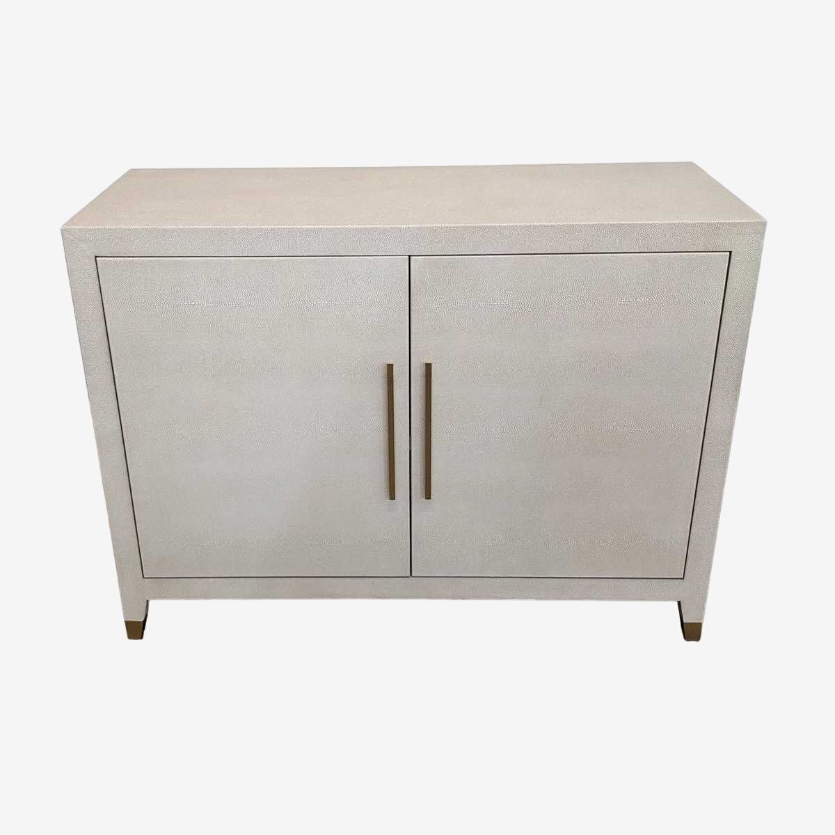 Restoration Hardware Graydon Shagreen Double Door Sideboard ...