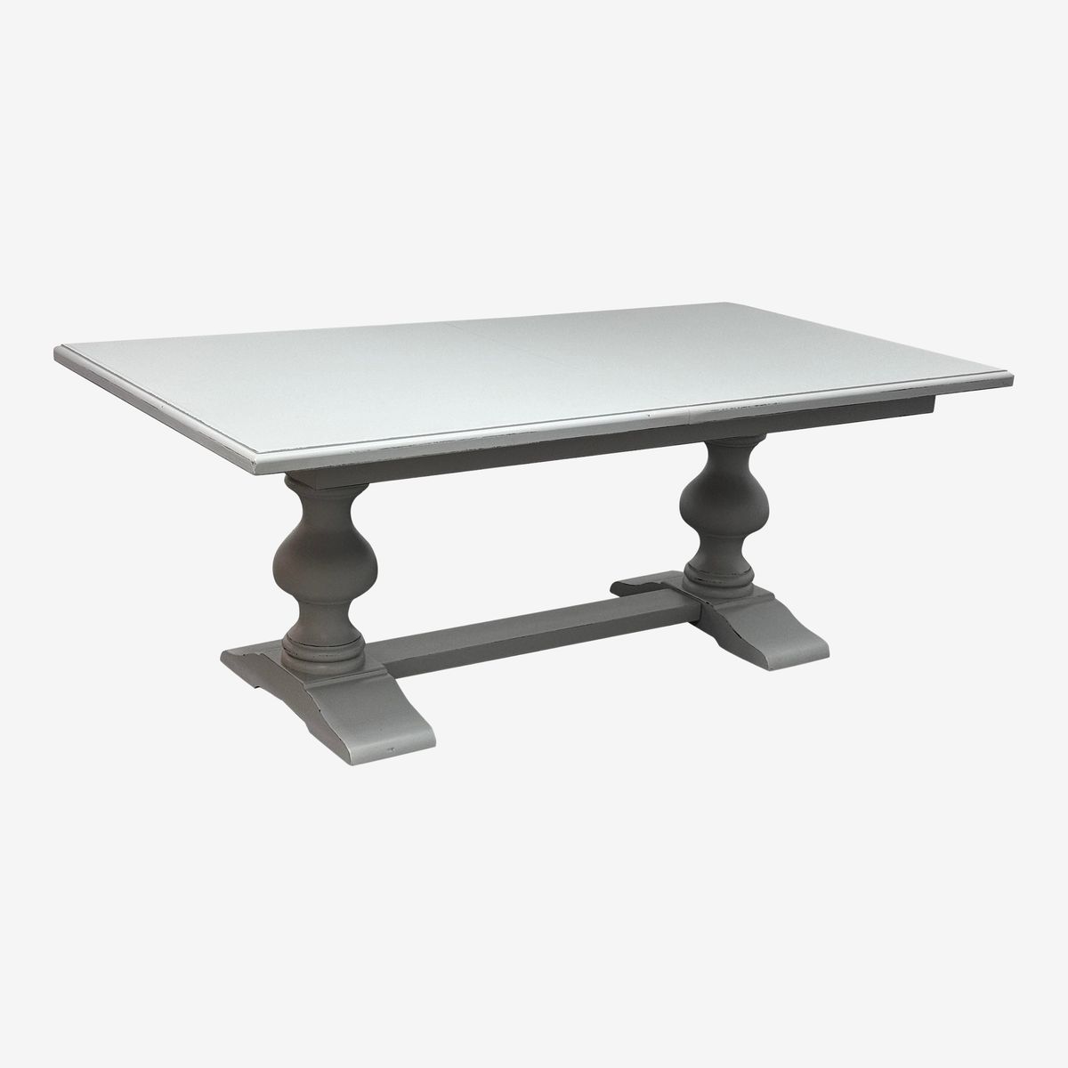 Ballard Design Casa Florentina Tarvine Double Pedestal Extension Table ...