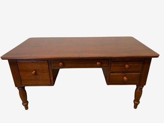 Bob Timberlake For Lexington Dark Wood Desk With Spindle Legs And 4 ...