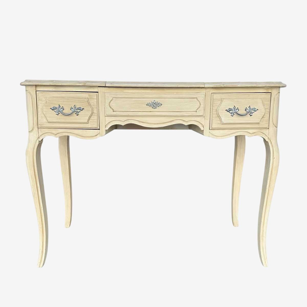 SOLD Vintage Henry Link French Provincial Vanity Table with Mirror ...