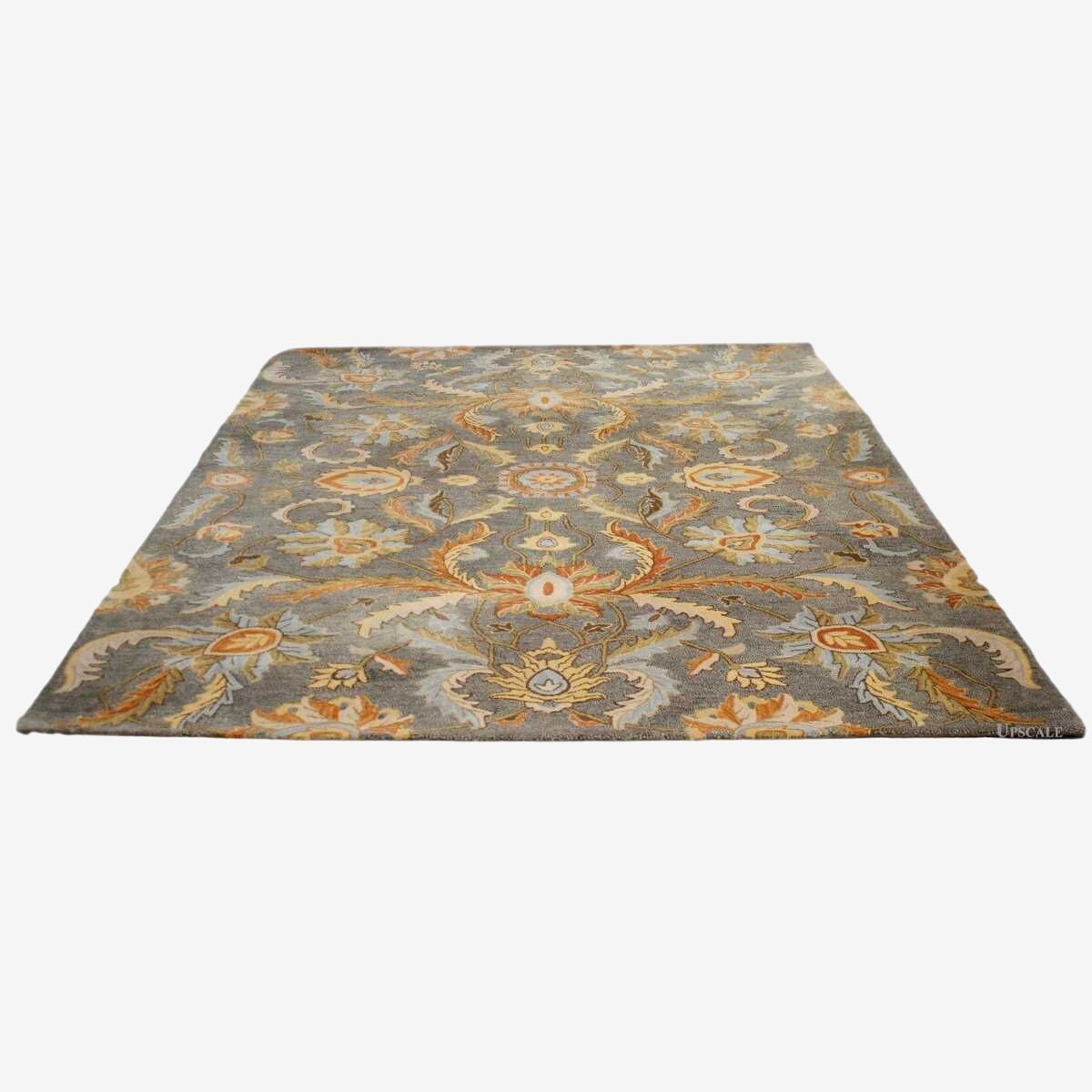Jaunty Mansions Collection 8' X 11' 'Fog' Area Rug | Kashew