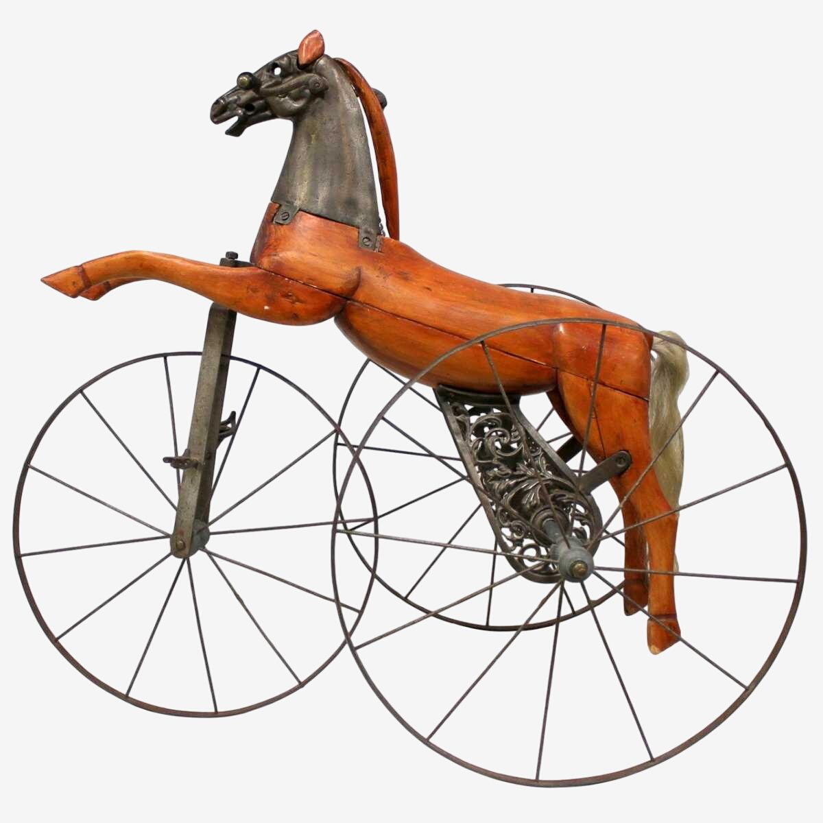 Antique French Velocipede Horse Tricycle - $722 | Kashew | Kashew
