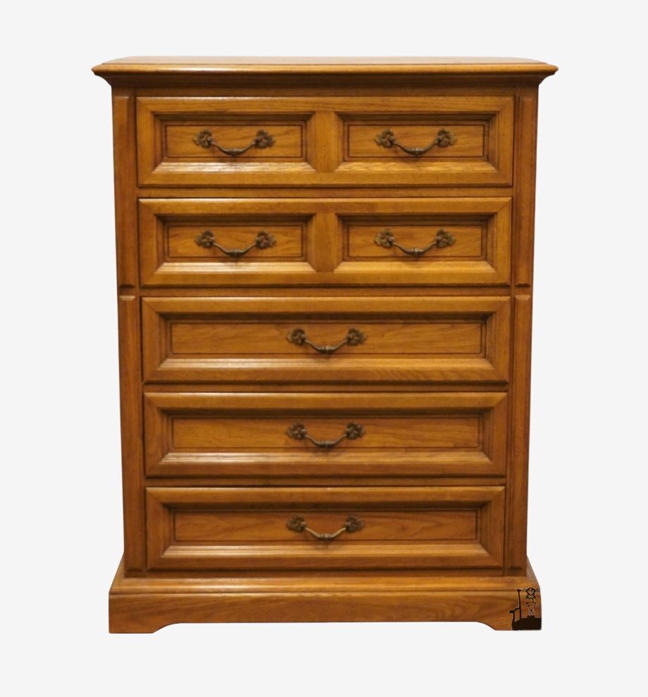 DIXIE FURNITURE Solid Pecan Italian Neoclassical Tuscan Style 38" Chest ...