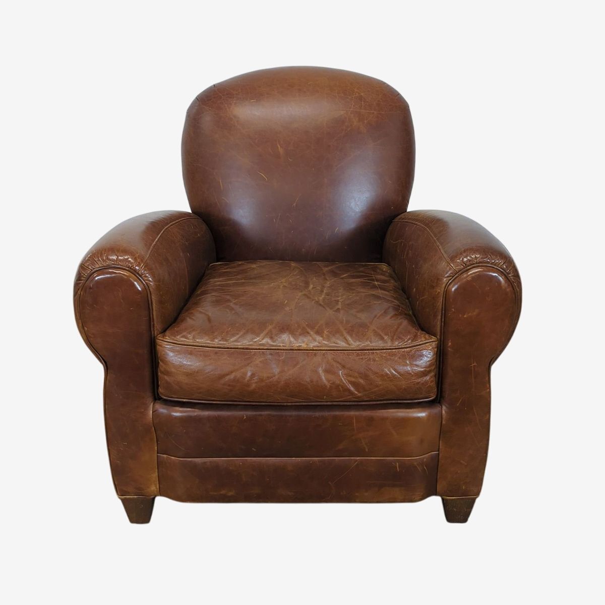 Mitchell Gold Traditional Leather Club Chair | Mitchell Gold - $350 ...