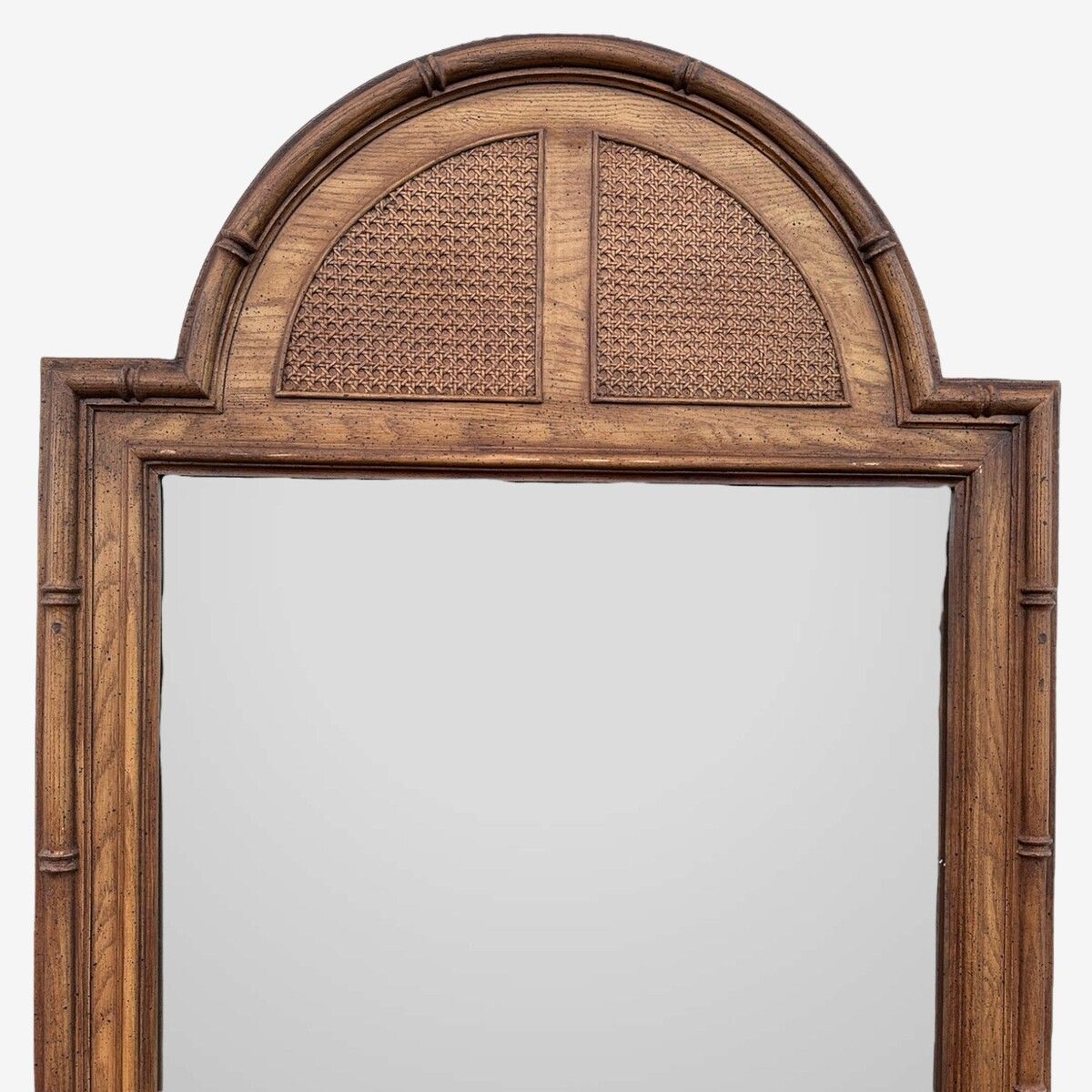 Large Faux Bamboo Mirror 56x32 LOCAL PICKUP Vintage Stanley Arched ...