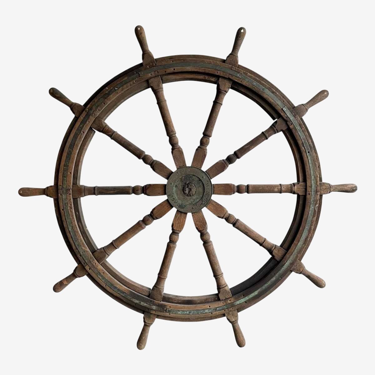 Antique 6ft Ship's Wheel by Brown Bros & Co from Scotland - Rare Extra ...