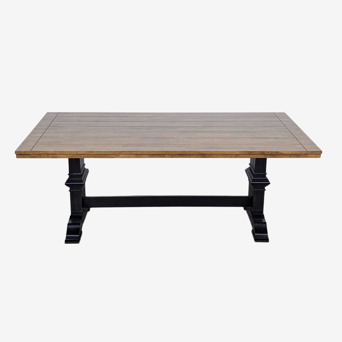 Fortville Solid Wood Farmhouse Dining Table | Wayfair - $430 | Kashew ...
