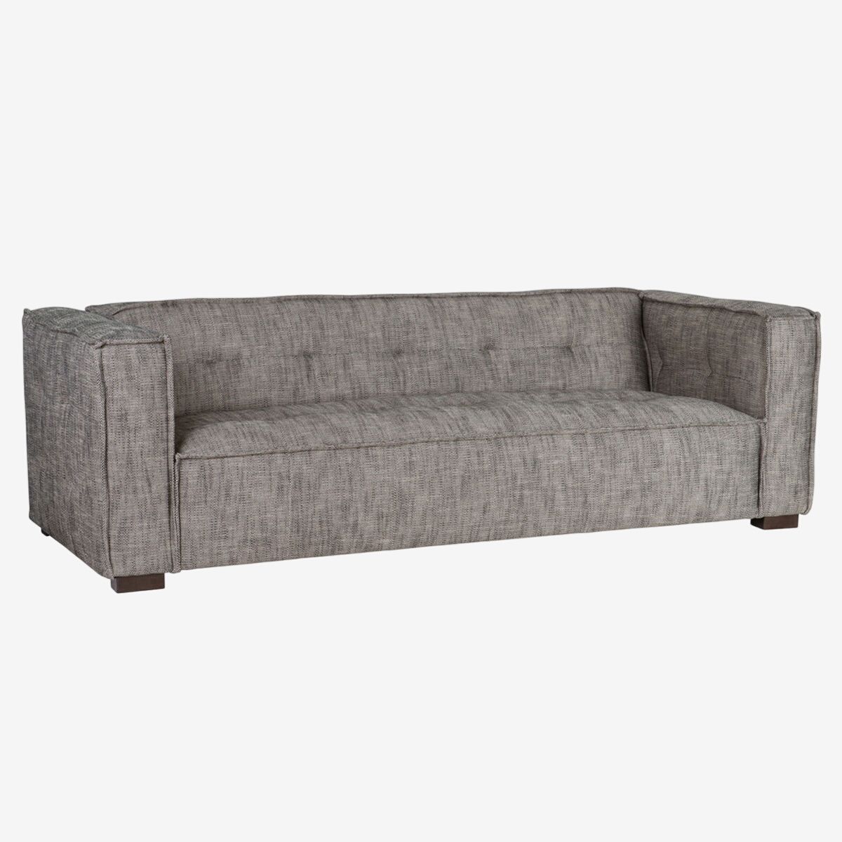 Luka Grey Squared Tuft Sofa - $4750 | Kashew | Kashew