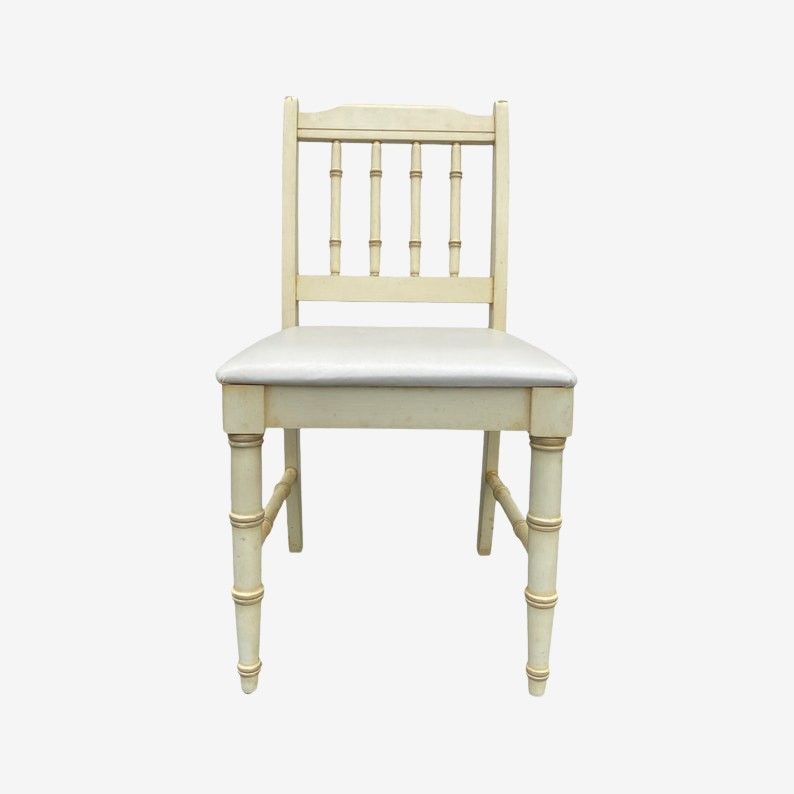 Vintage Henry Link Bali Hai Desk Chair FREE SHIPPING - Creamy White ...