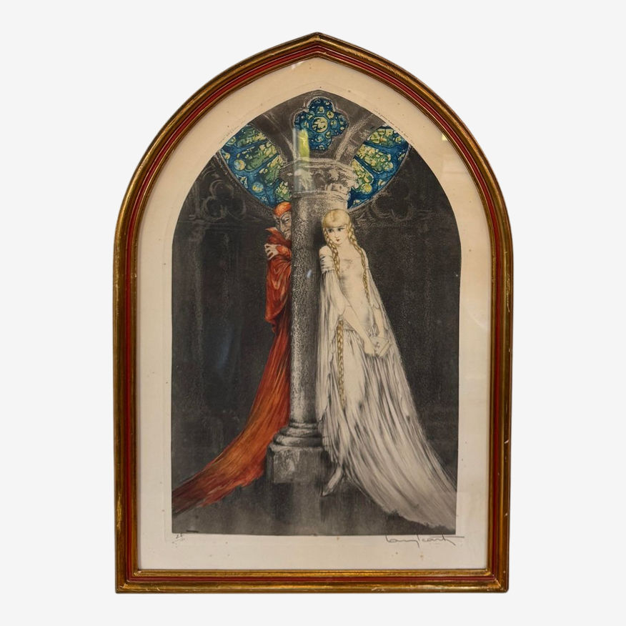 Louis Icart "Faust", Limited Edition Signed Artist Print Arch Frame ...