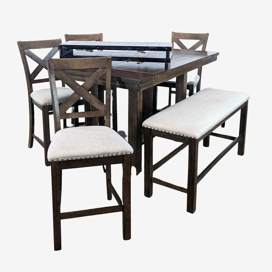 Ashley Furniture Moriville Counter Height Dining Set - Kashew