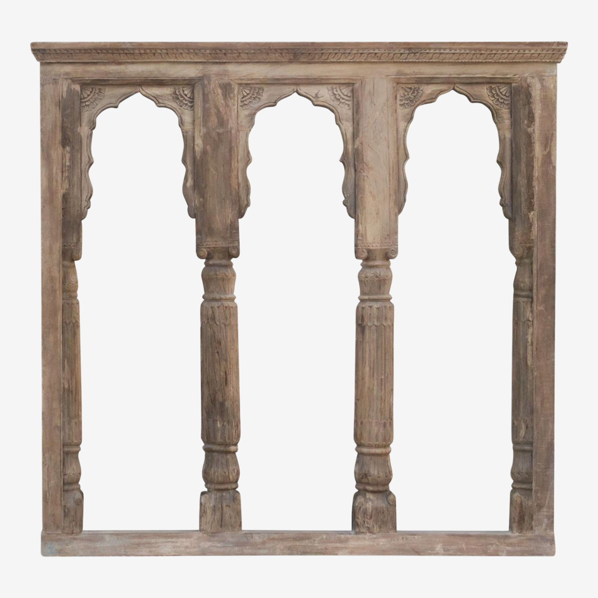 Royal Triple Arched Ancient Haveli Mirror | Royal - $4825 | Kashew | Kashew