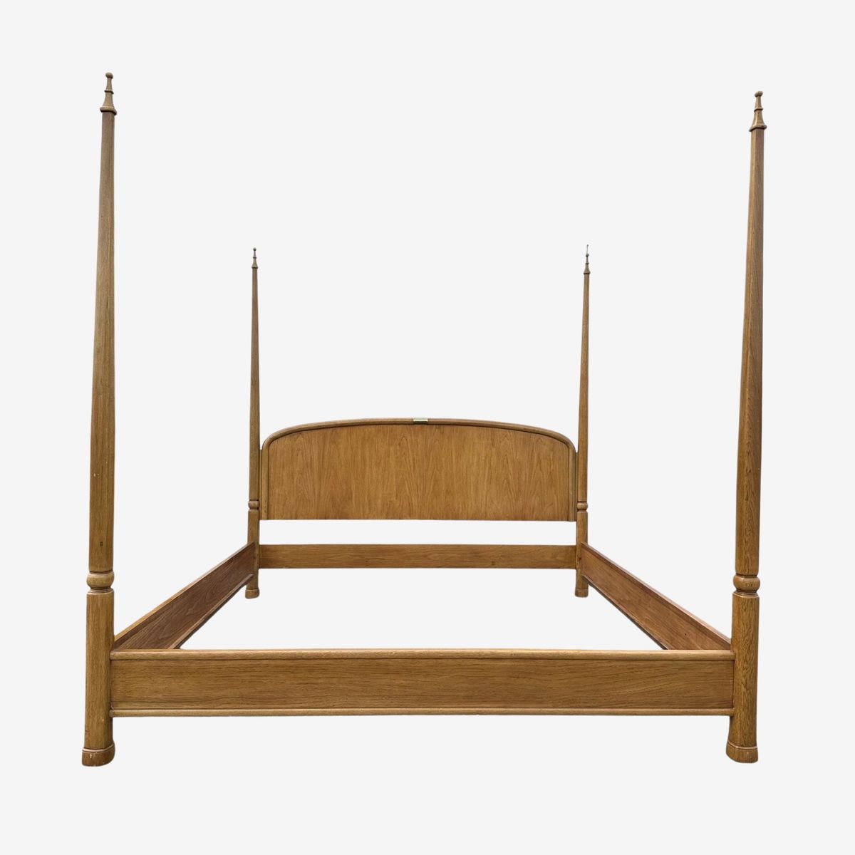 SOLD 4 Poster King Bed by Drexel Accolade Collection - Vintage Oak Wood ...