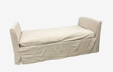 Restoration Hardware Linen Covered Daybed, L. 85 in. x W. 41 in. x H ...